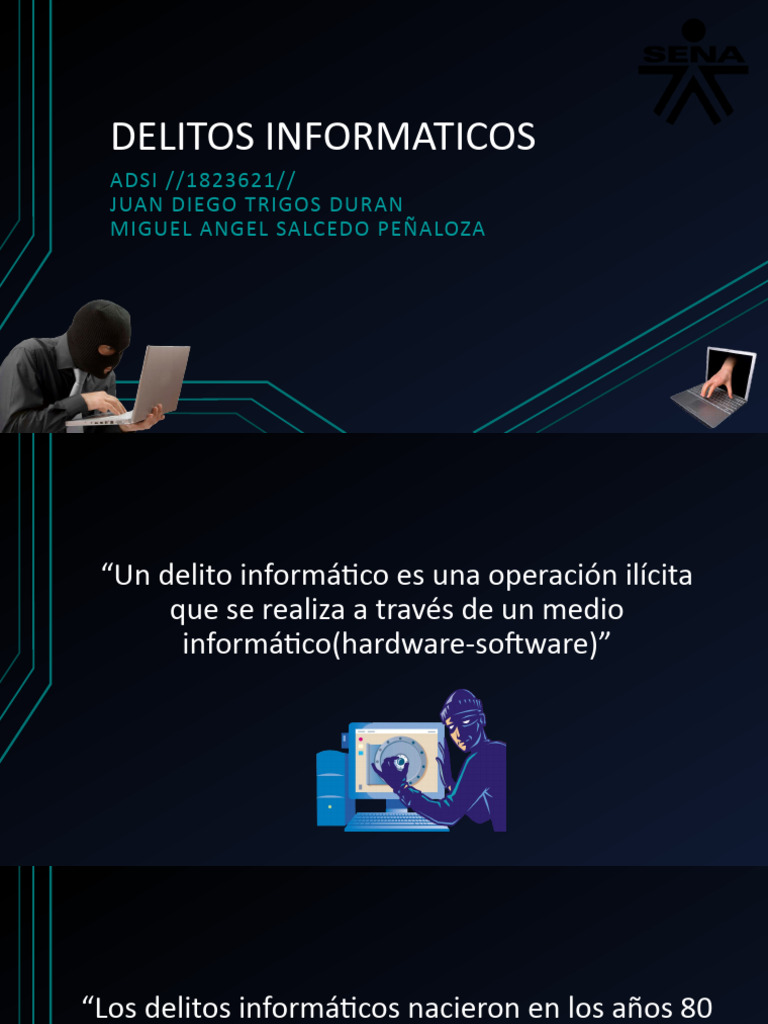 Delitos Informaticos | PDF | Cibercrimen | Informática