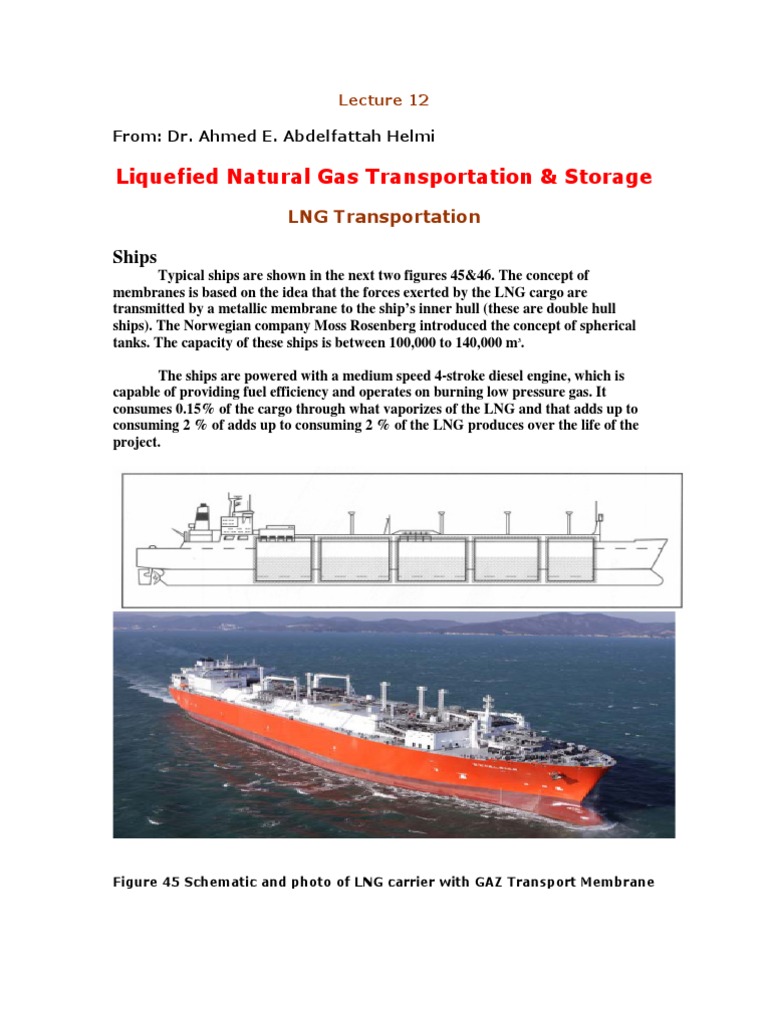 Lecture 12 LNG Storage | PDF | Liquefied Natural Gas | Concrete