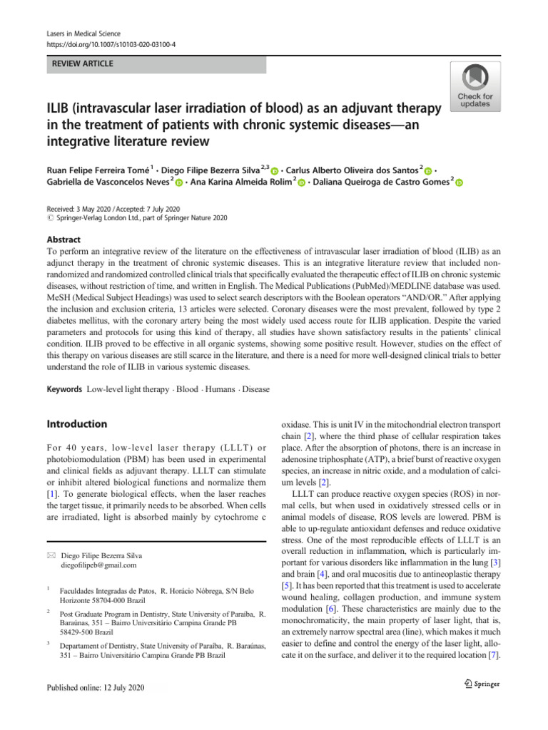 ILIB Intravascular Laser Irradiation of | PDF | Vascular Endothelial Growth Factor ...