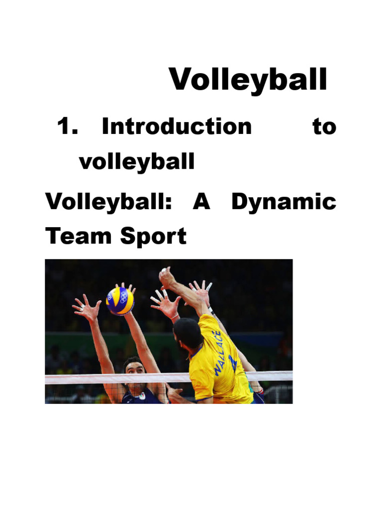 Pe Project | PDF | Volleyball | Sports