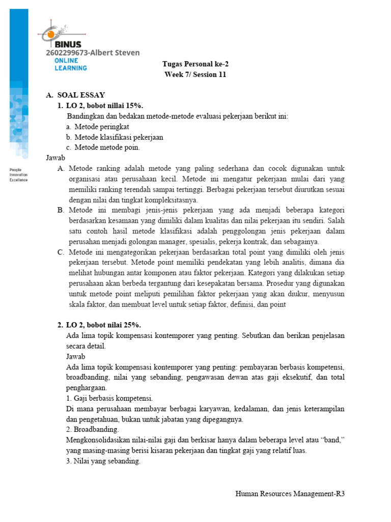 MGMT6157038 TP2 Ok | PDF | Bisnis | Pengelolaan Keuangan & Uang