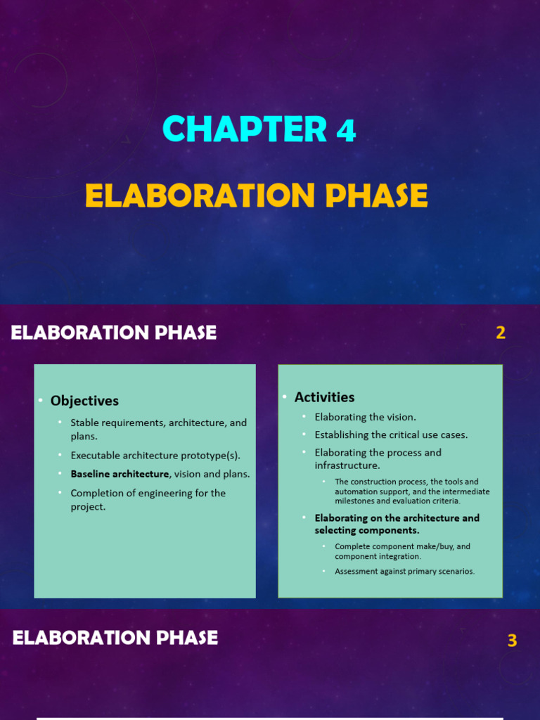 CHAPTER 4-Elaboration Phase | PDF | Use Case | Software Engineering