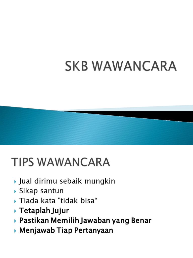 SKB Wawancara | PDF
