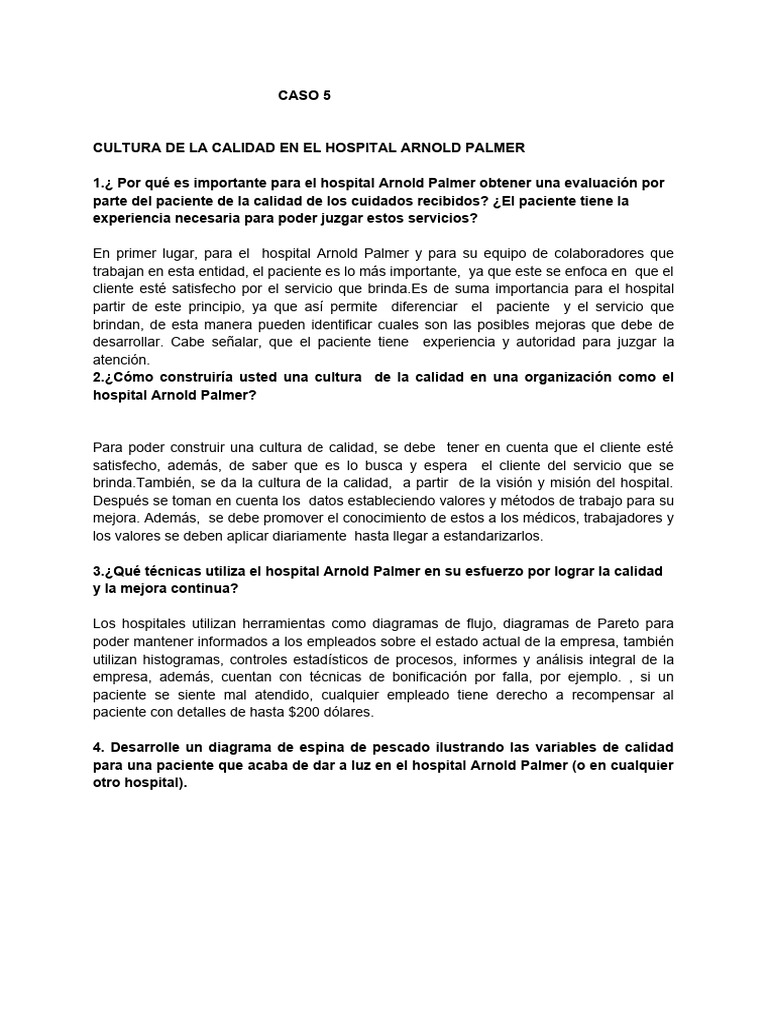 Caso 5 - Grupo 6 | PDF