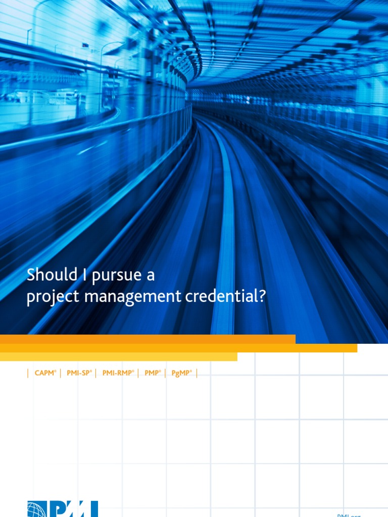 PMI Credentials Certification Brochure | PDF | Project Management ...