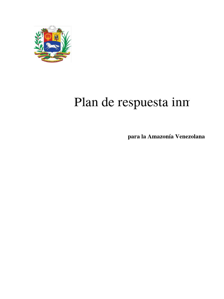 Plan de Conservación de la Amazonía | PDF | Deforestación | Venezuela