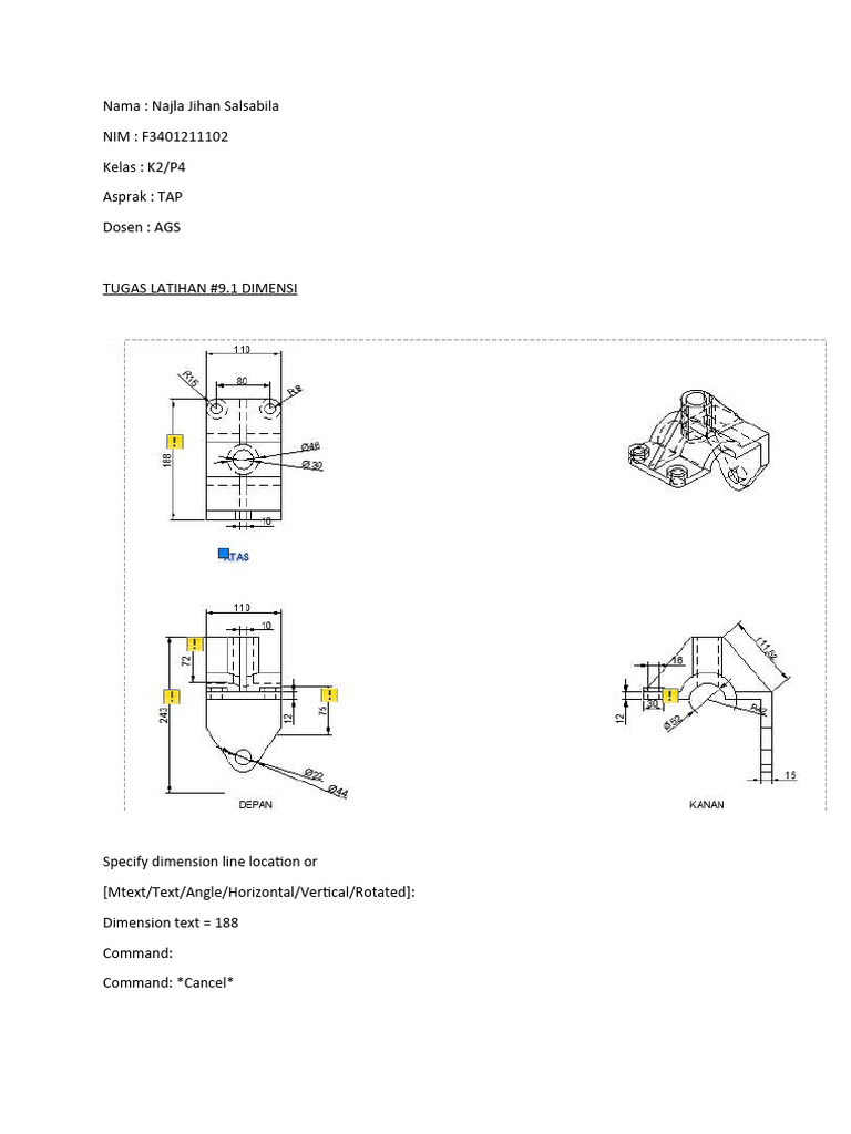 Tugas Latihan 91 Dimensi Pdf Computing Software 