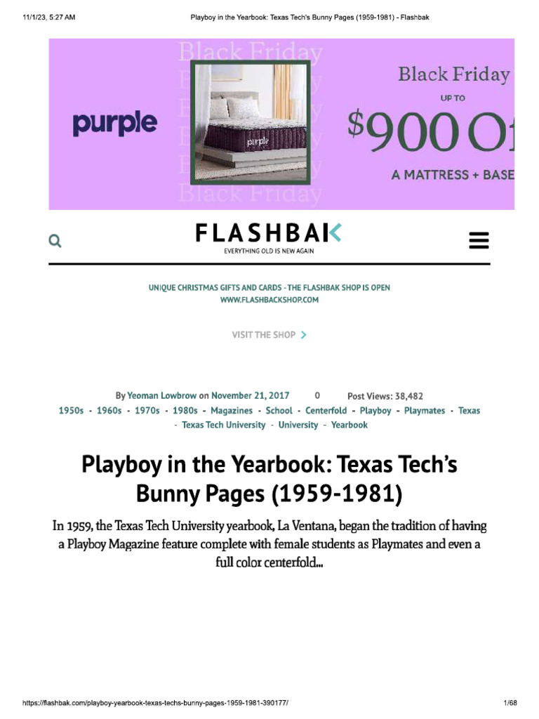 Tex Tech - Playboy 1981 | PDF