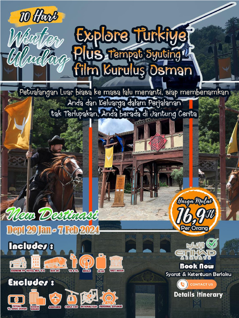 29 January Itinerary Paket Turki (Open Trip) | PDF
