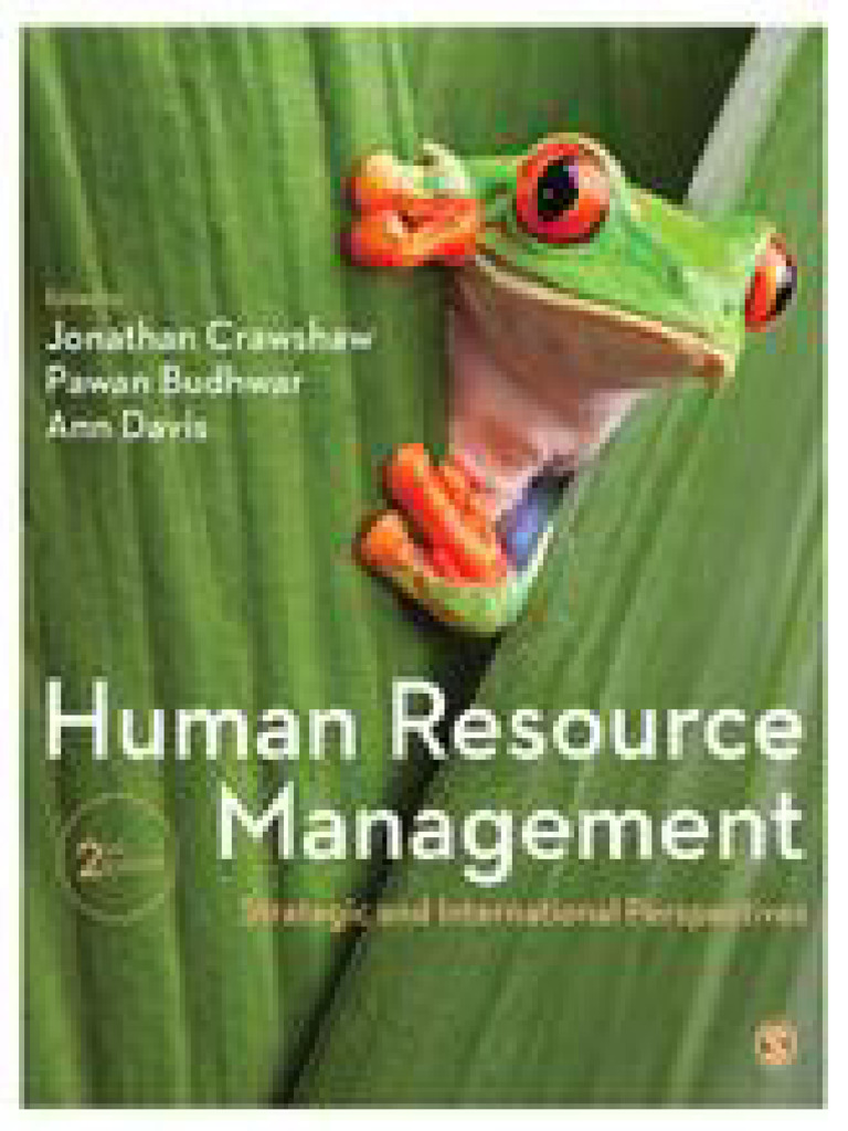 Human Resource Management by Davis Ann Budhwar Pawan Crawshaw Jonathan Z Lib - Org PDF | PDF ...