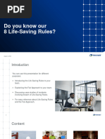 10 Life Saving Rules | PDF | Occupational Safety And Health | Driving