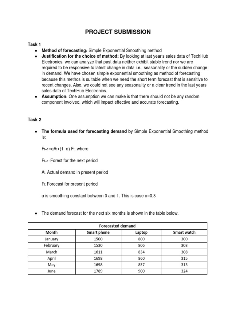OPSCMProject | PDF | Forecasting | Supply Chain