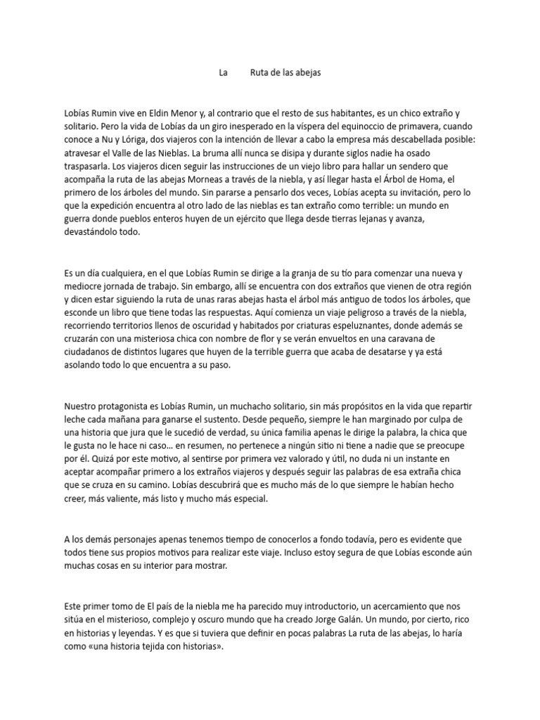 La Ruta de Las Abejas | PDF