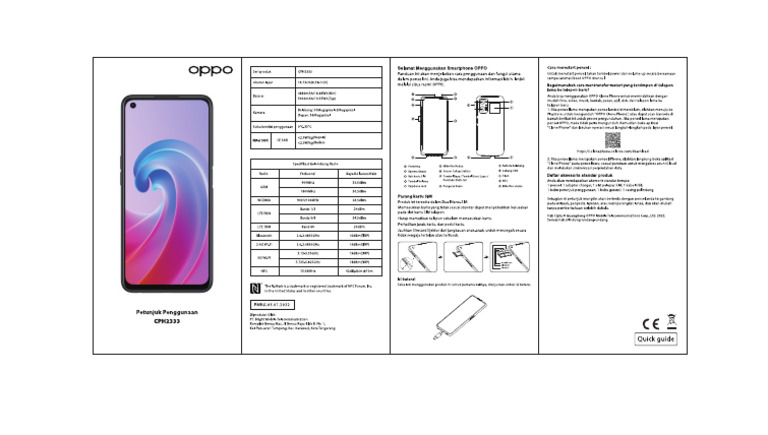 Quick Guide OPPO A96 CPH2333 ID | PDF