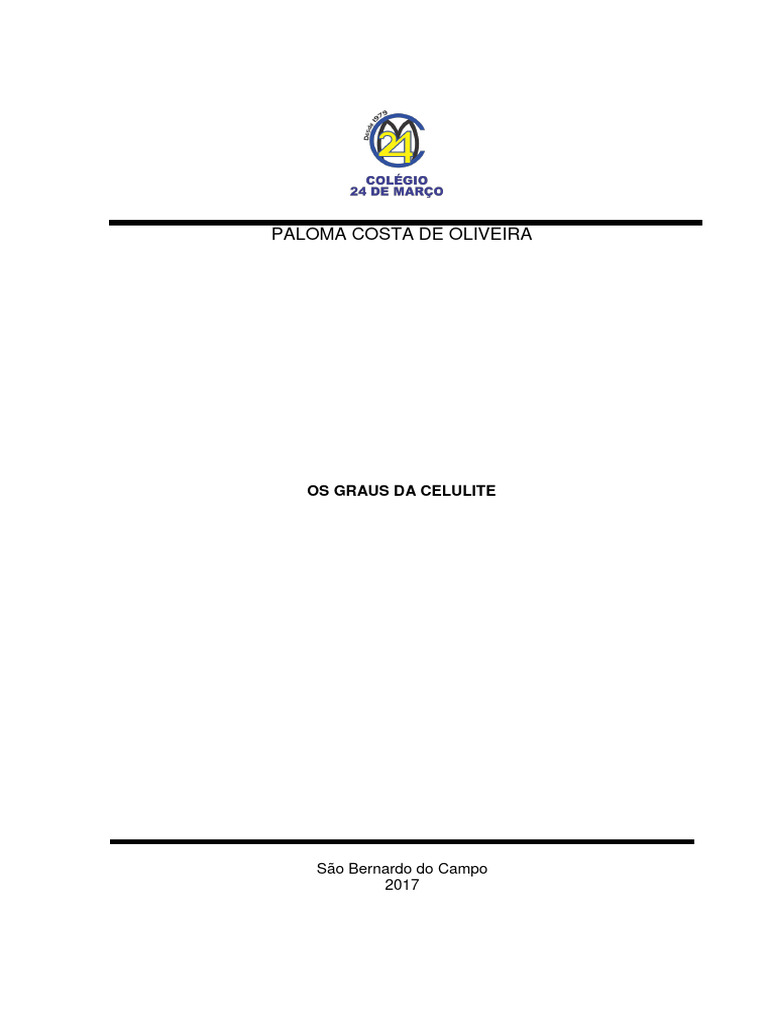 Fibro Edema Gelóide | PDF | Sistema linfático | Especialidades médicas