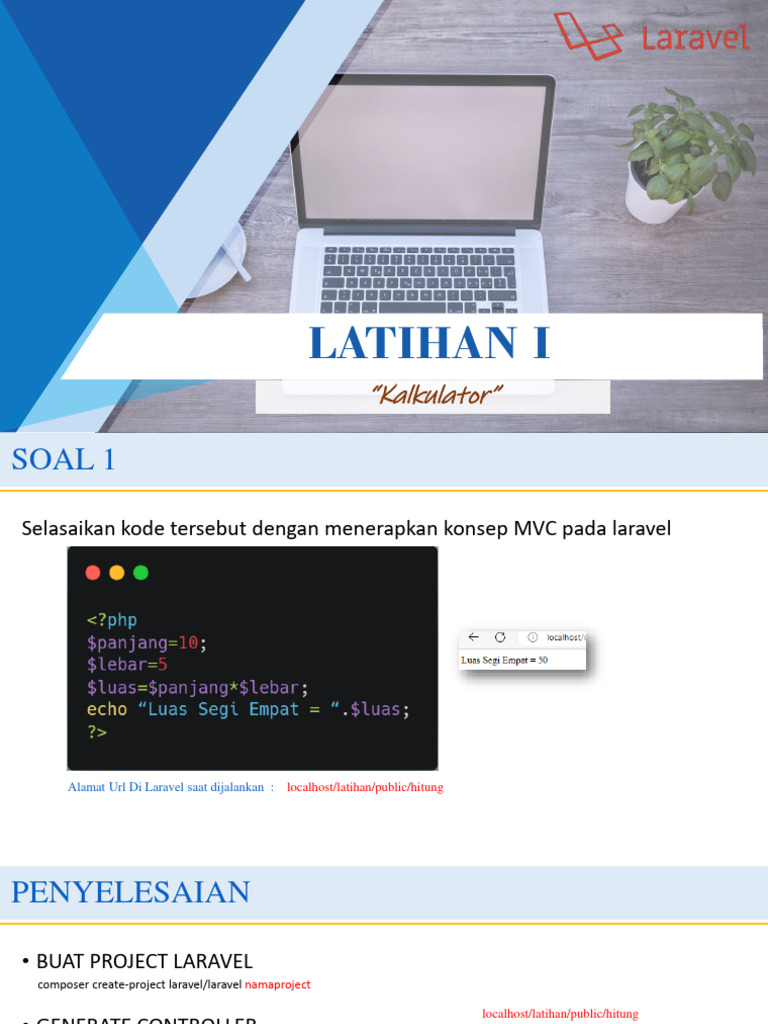 8 Laravel Latihan | PDF | Data Management Software | Computer Science