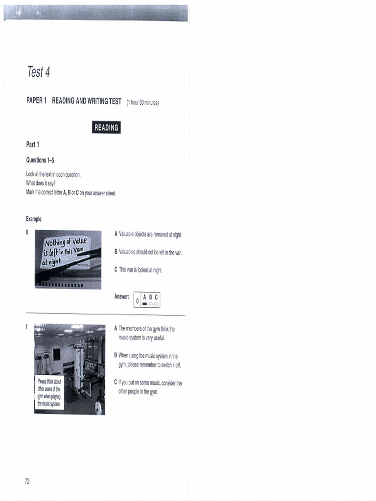 Pet Test 4 + Por Libre 2 (Test 3, 4) | PDF