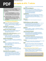 Guía Rápida Normas APA 7ª Edición | PDF | Bibliografía | Publicación