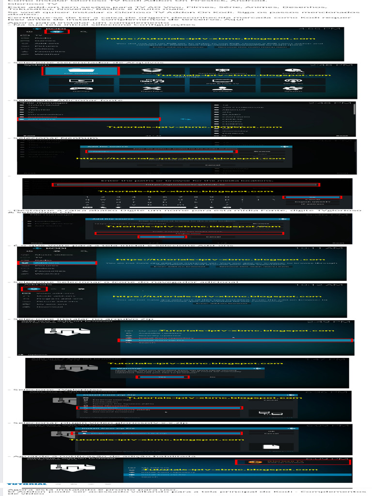 Como Instalar TV Glorioso Kody | PDF