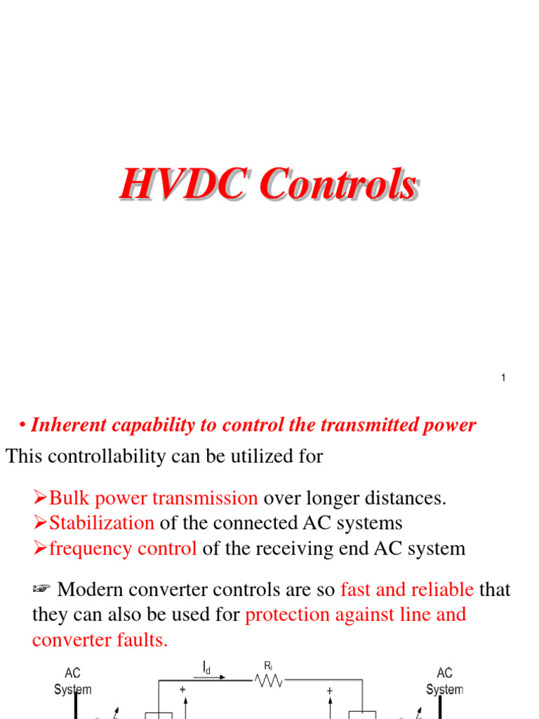 L6-HVDC Controls | PDF | Power Inverter | High Voltage Direct Current