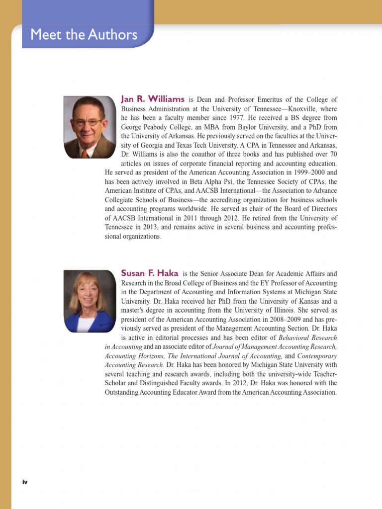 Financial - Accounting Meet The Authors | PDF | Accounting | Certified ...