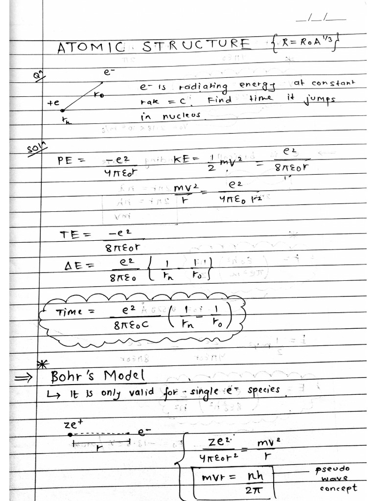 Atomic Structure | PDF