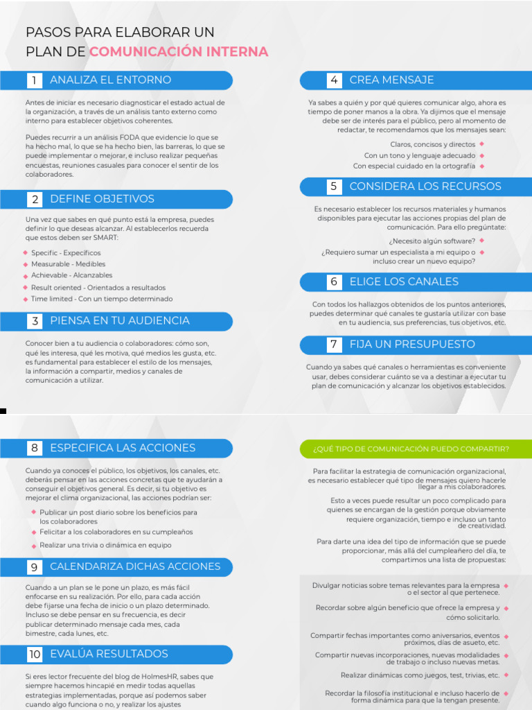 HCM LATAM A226 Checklist Plan Comunicacion Interna | PDF | Comunicación ...