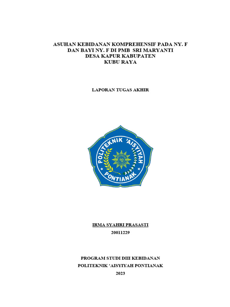 Asuhan Kebidanan Komprehensif 2023 | PDF