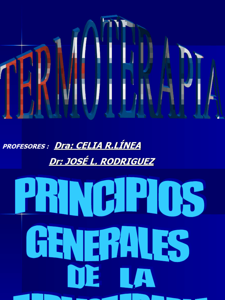 Termoterapia: Definición y Métodos | PDF | Calor | Convección