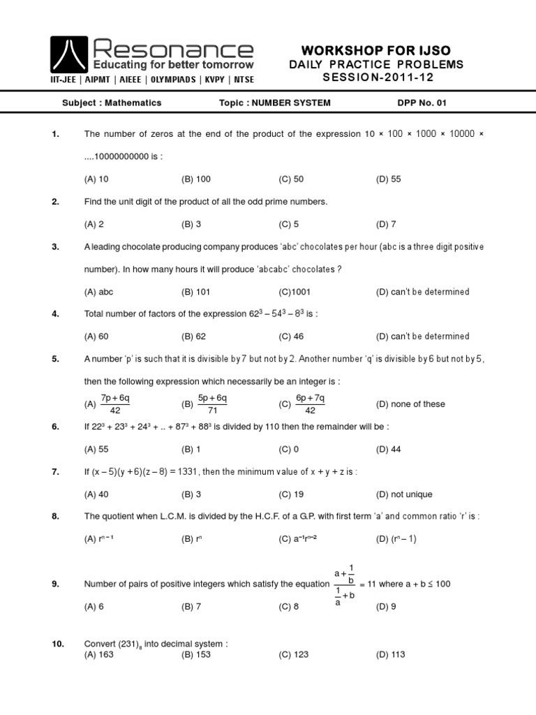 Maths Part 1 | PDF | Area | Circle