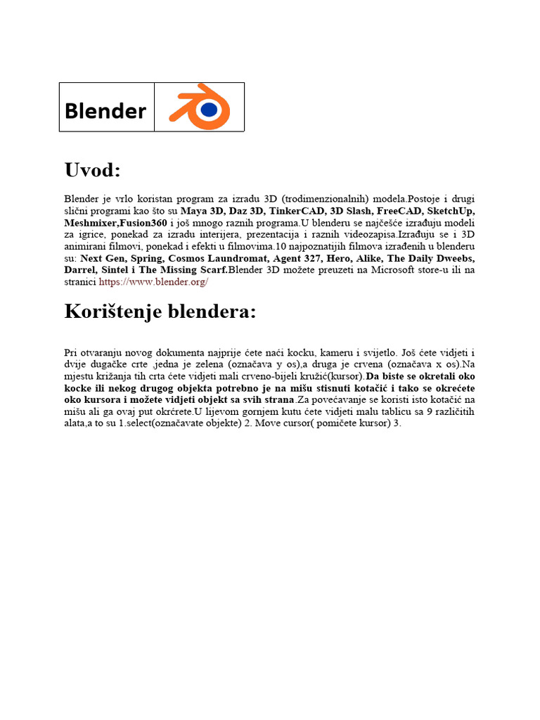 Blender | PDF