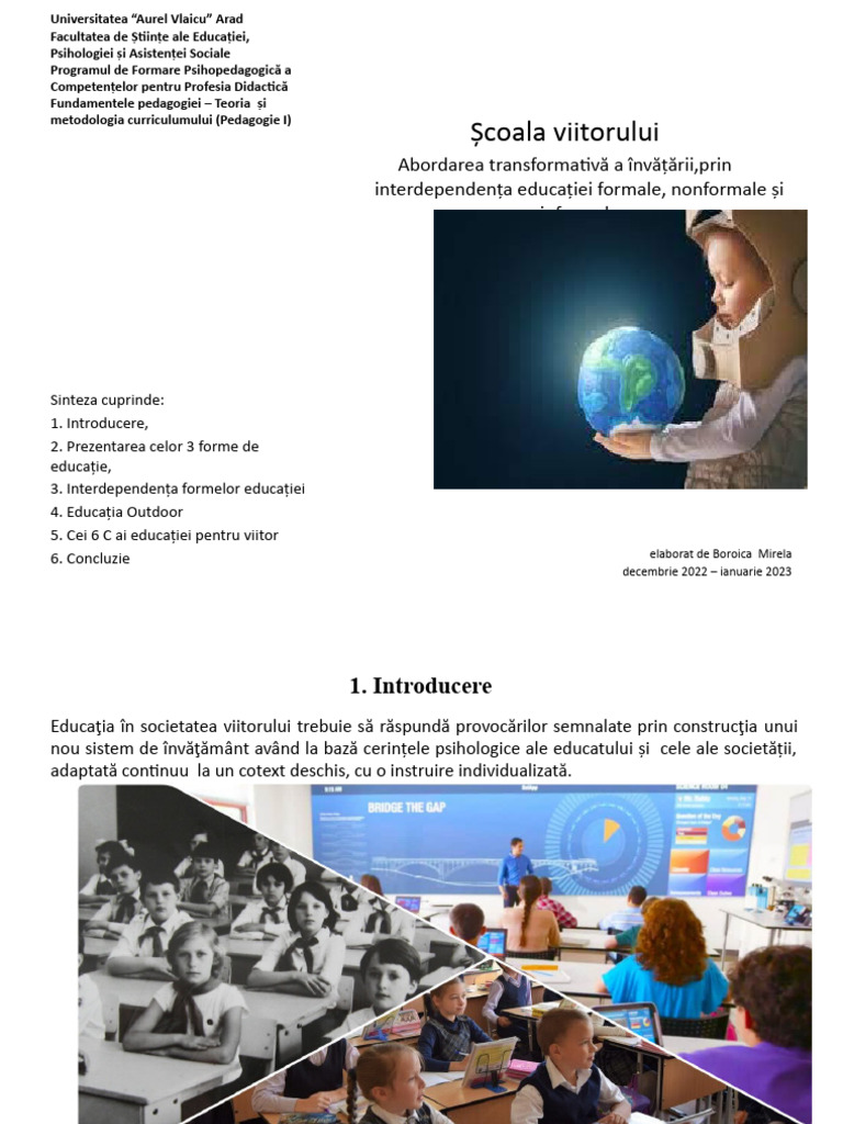 S2-Scoala Viitorului | PDF