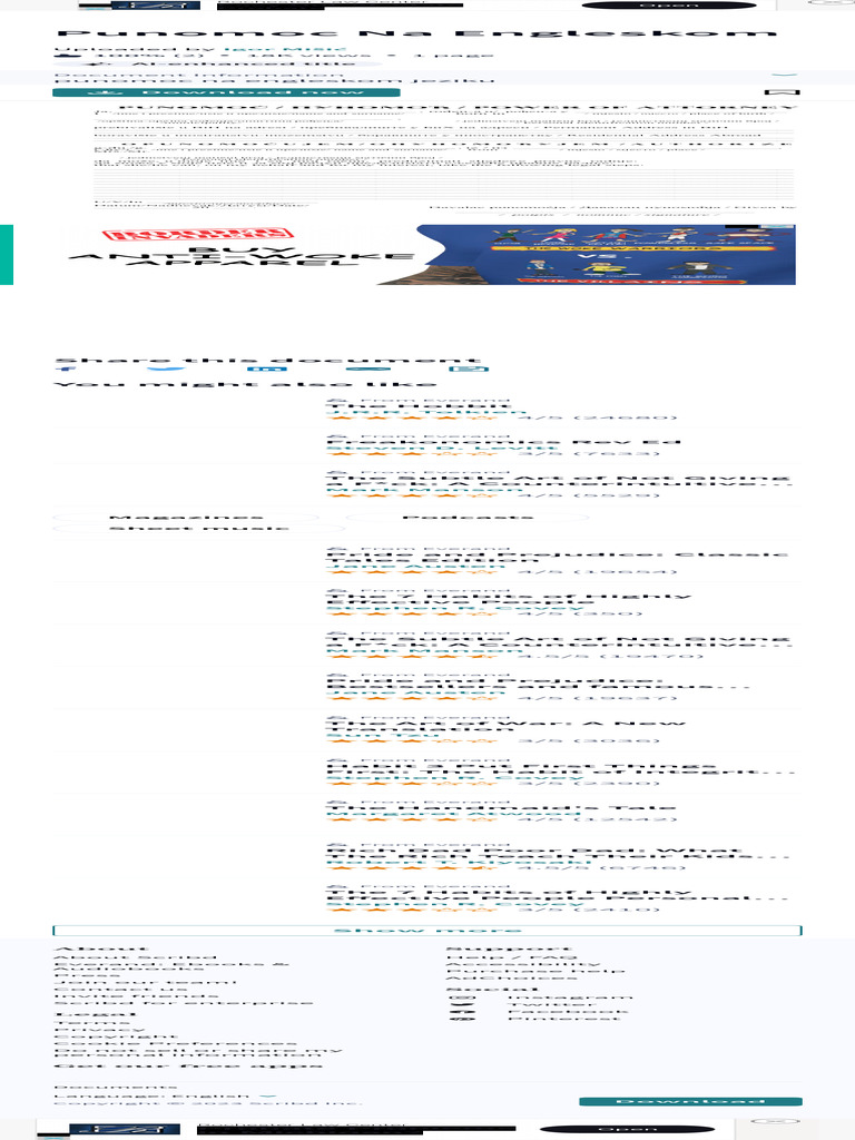 Punomoc Na Engleskom PDF 2 | PDF | Scribd