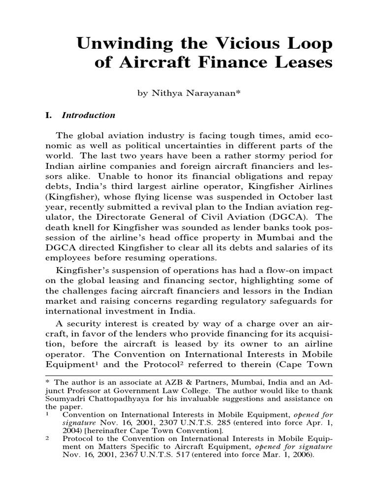 Unwinding The Vicious Loop of Aircraft F | Download Free PDF ...