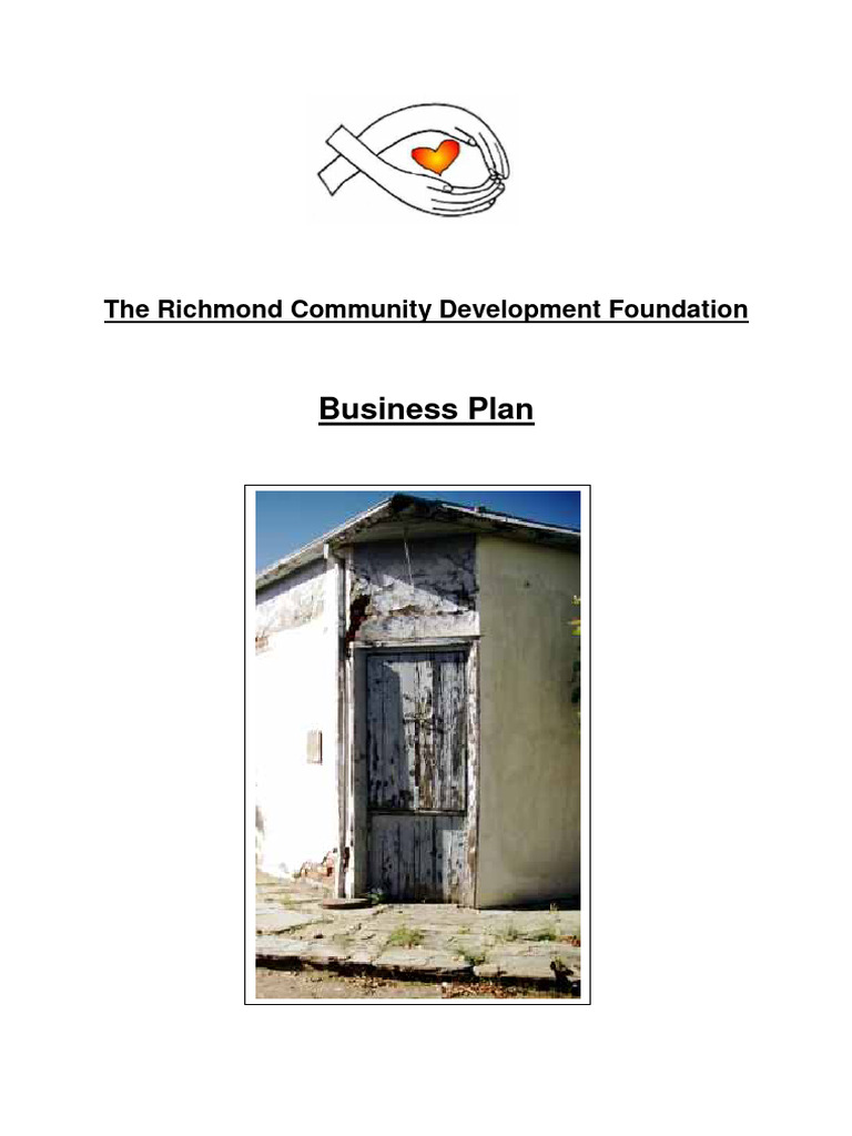 RCDF Business Plan | PDF | Retail | Marketing