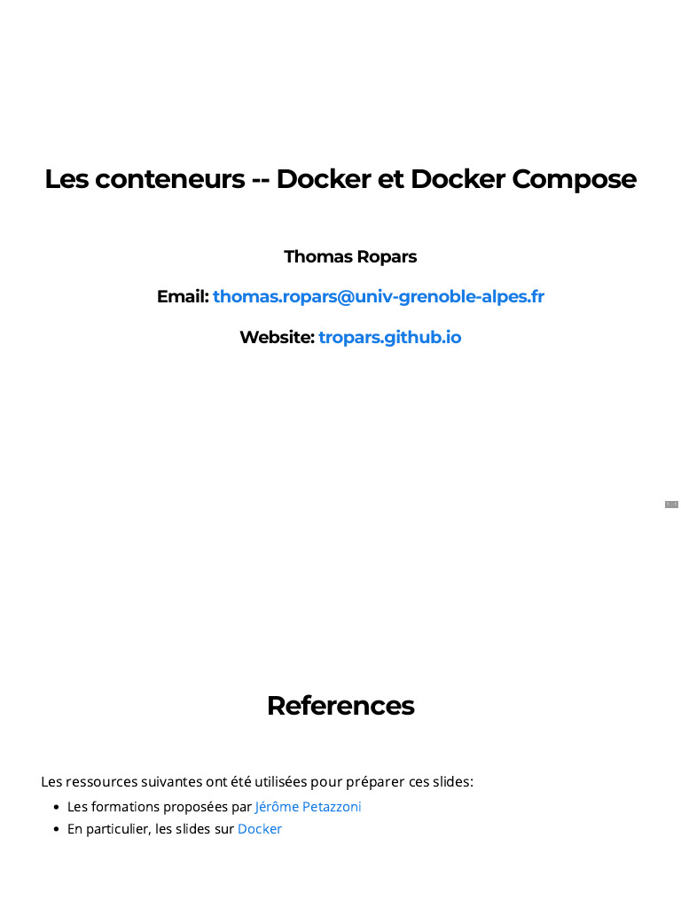 Formation Docker | PDF | Informatique | Réseau informatique