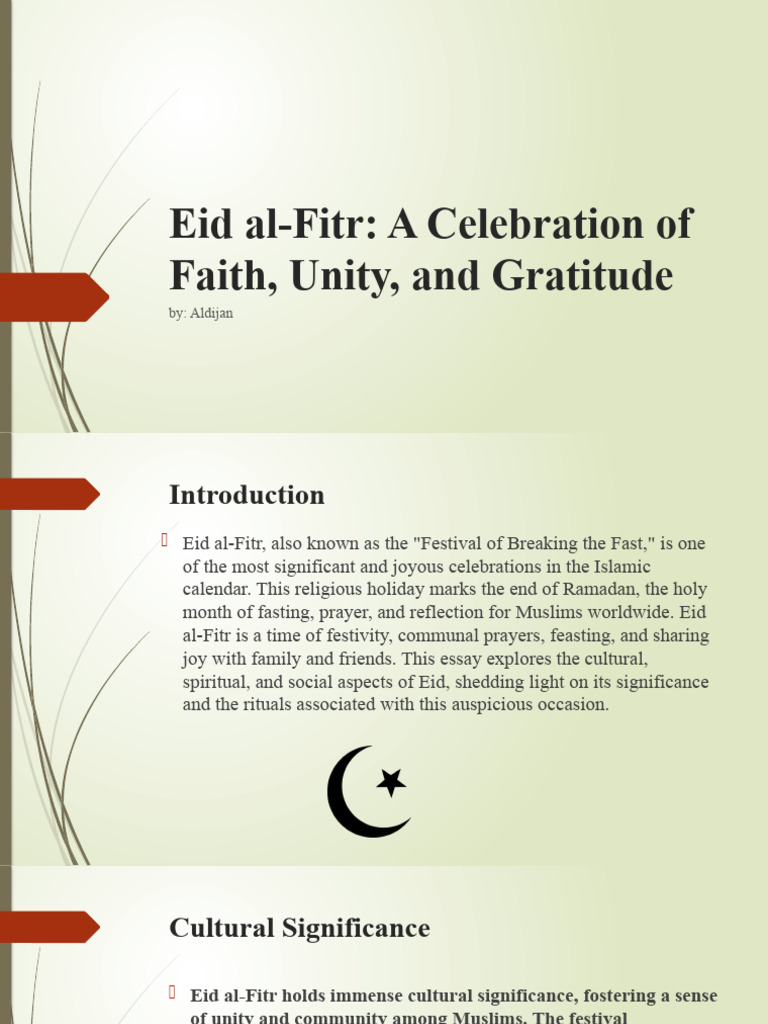 Eid Al-Fitr | PDF | Abrahamic Religions | Religious Faiths