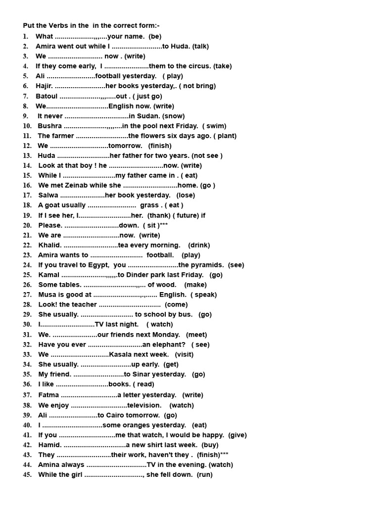 Tenses 8th Less Pages | PDF