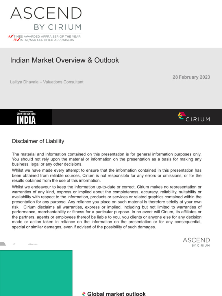Indian Market Overview and Outlook | PDF | Information | Aviation