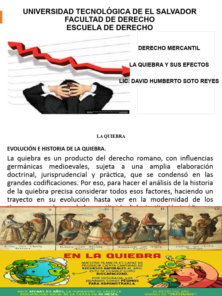 La Quiebra Clase Nov. | PDF | Bancarrota | Bienes (Ley)