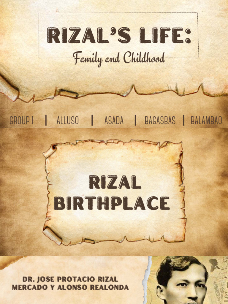 Chapter 3 Rizals Life Group 1 Cbea 22 302p | PDF | Philippines