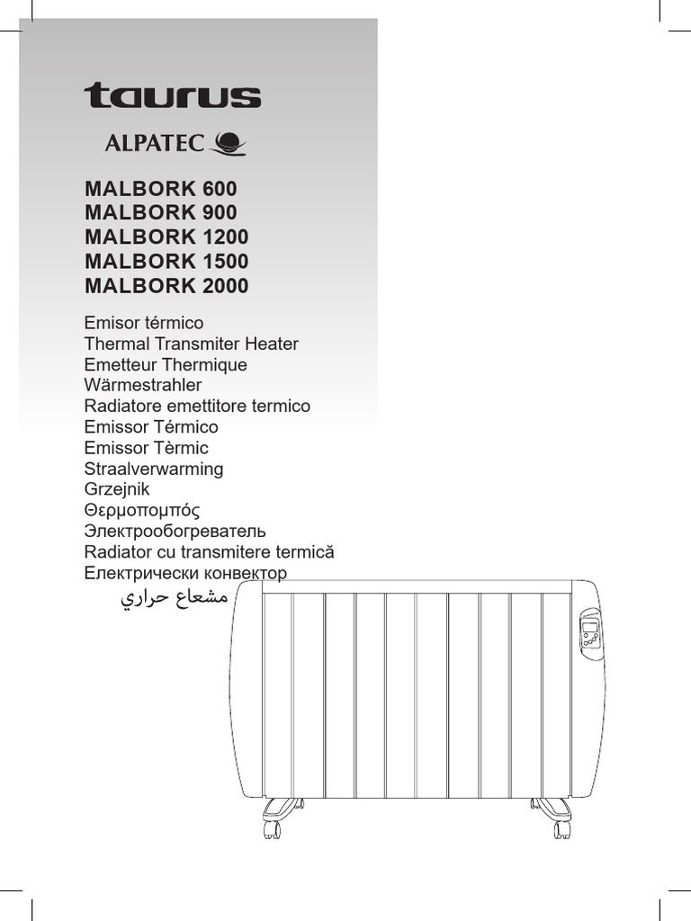 MANUAL Taurus Alpatec Malbork | PDF | Enchufes y tomas de corriente alterna | Materiales