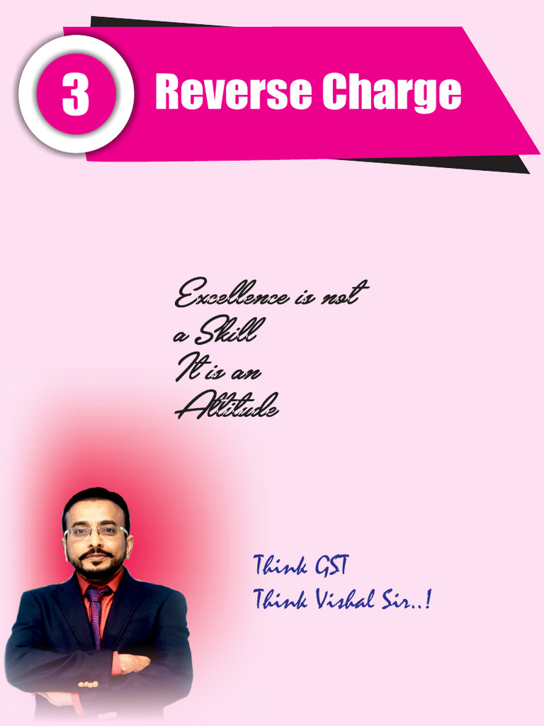 GST MCQs Chapter 3 Reverse Charge by Vishal Bhattad | PDF | Public Finance | Payments