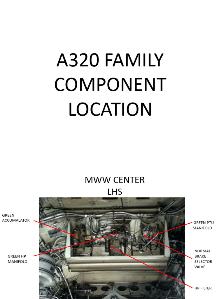 A320 Family Component Location | PDF | Valve | Landing Gear