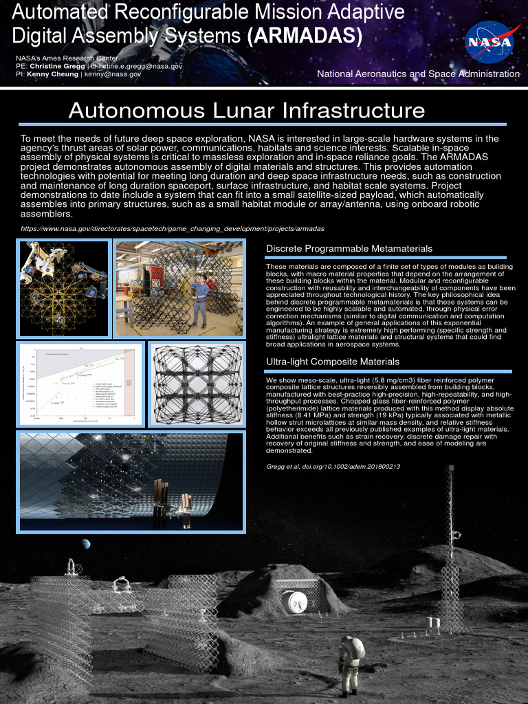 NASA's Autonomous Space Assembly | PDF | Nasa | Automation