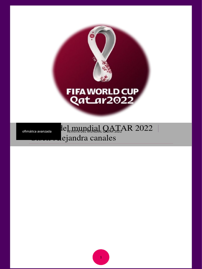 Revista Del Mundial Qatar 2022 | PDF | Katar | Estadio