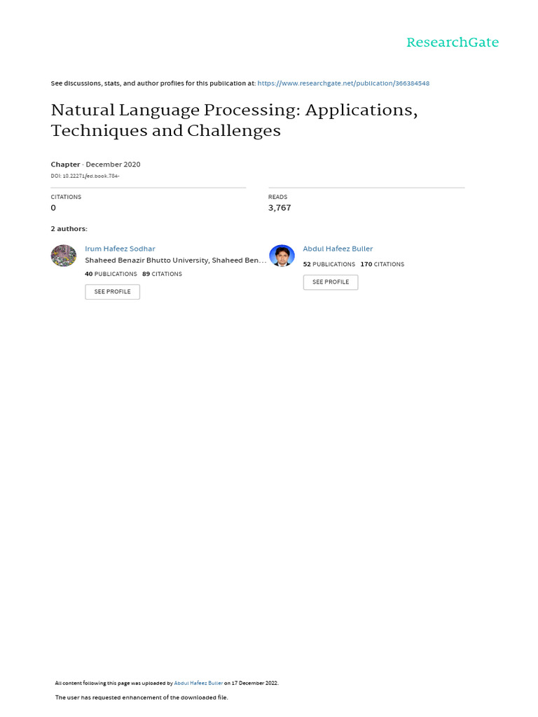 Chapter 1 | PDF | Cluster Analysis | Machine Learning