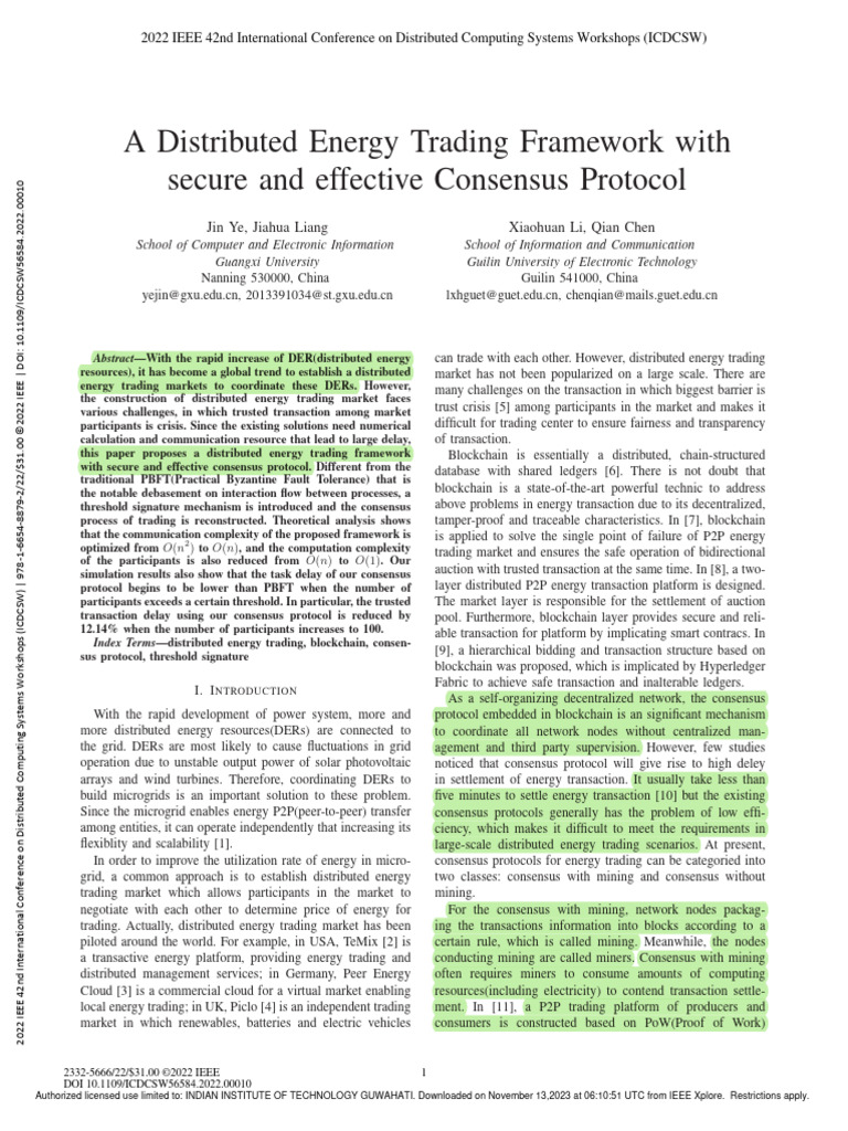 DC@R1@Endsem | PDF | Distributed Generation | Cryptocurrency