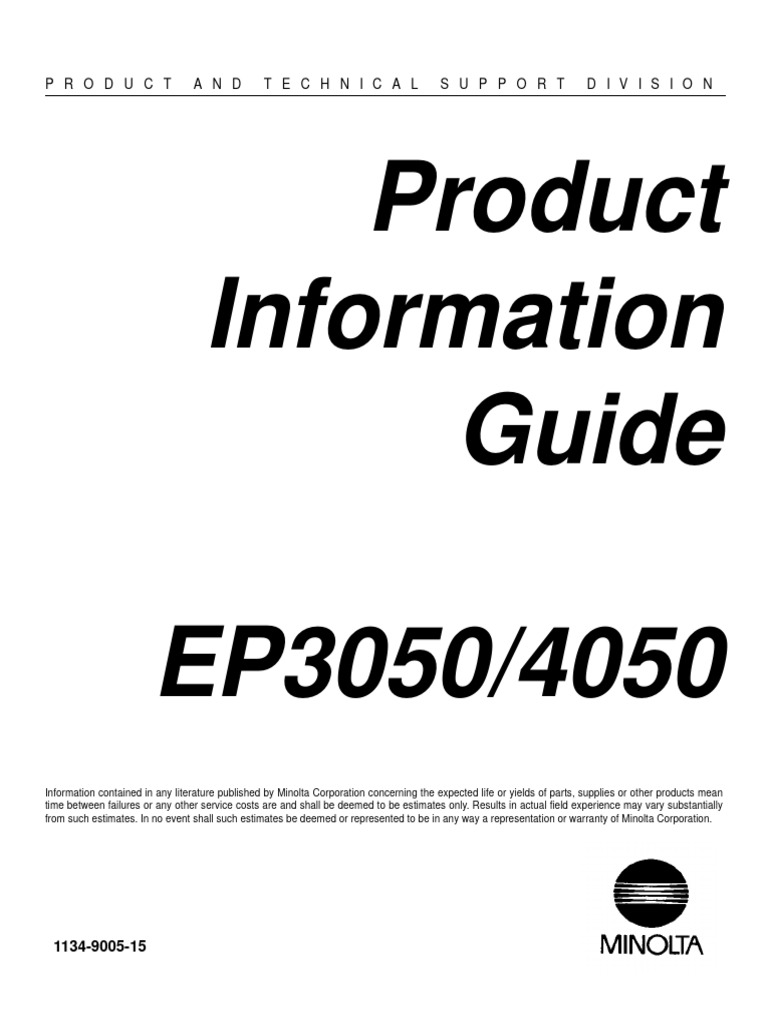 EP3050/4050 | PDF