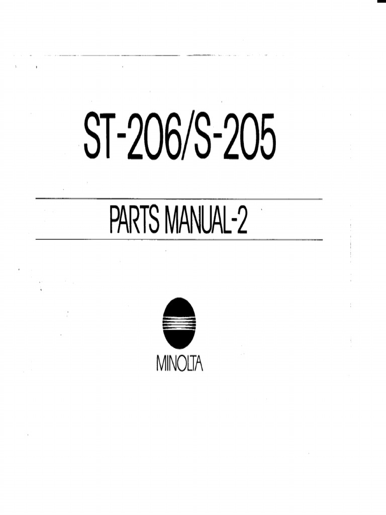 ST206-S205 Parts | PDF